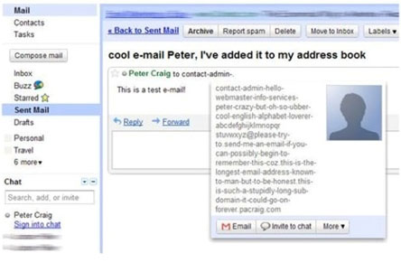 มาดูกัน E-mail Address ที่ยาวที่สุดในโลก :: Techmoblog.com
